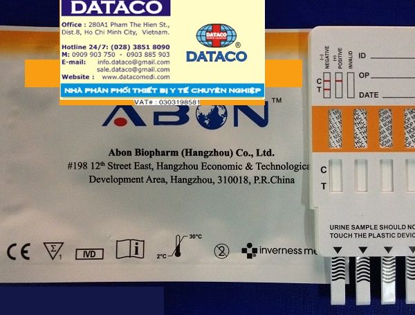 Abon - Multi Drug 4 - Test thử ma túy tổng hợp - DATACOMEDI